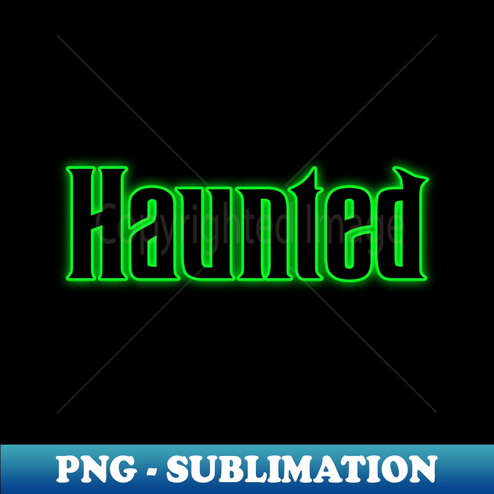 Haunted - Green Glow - Aesthetic Sublimation Digital File - - Inspire ...