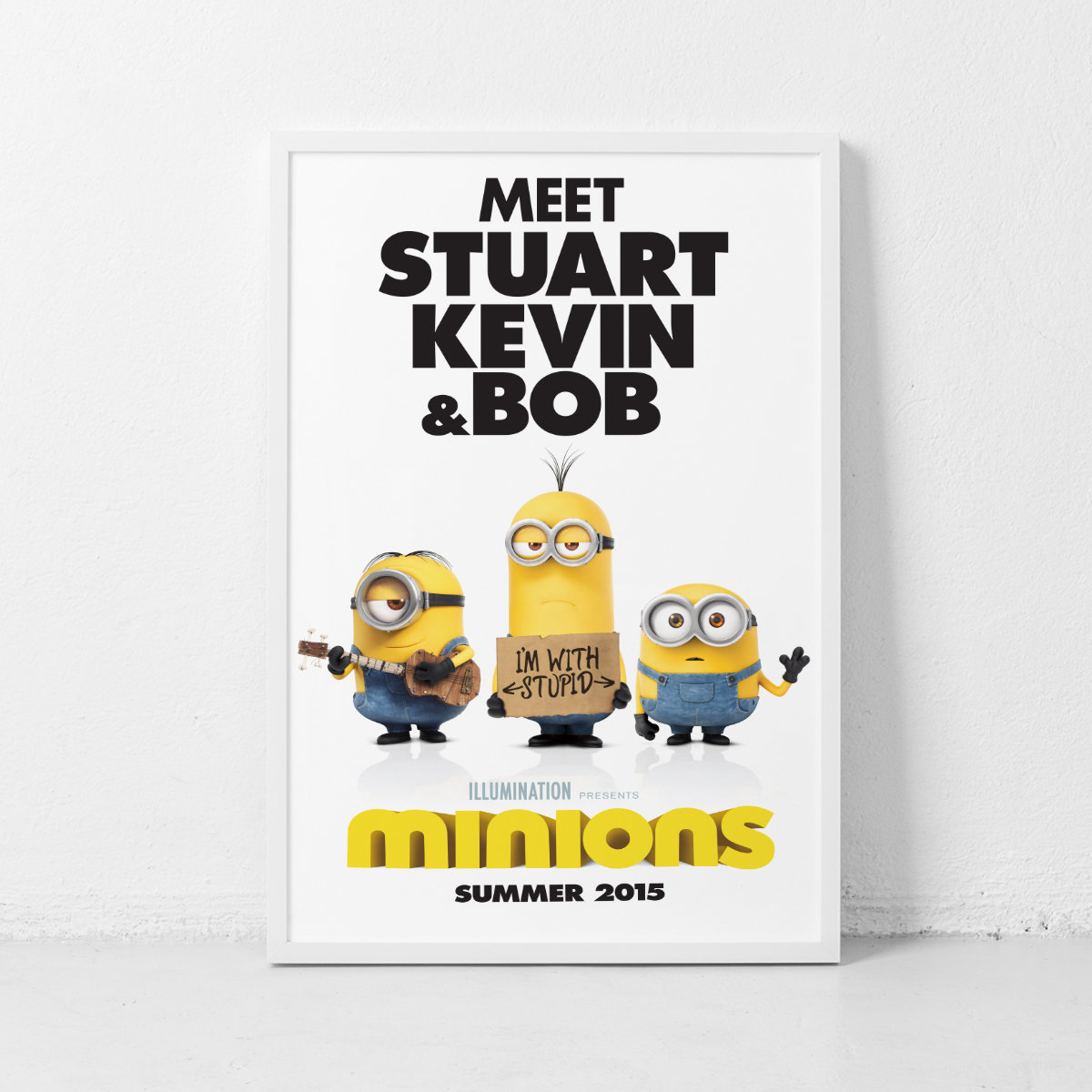 Minion Movie Poster Minions Poster, Unframed Movie Print Wall Art,