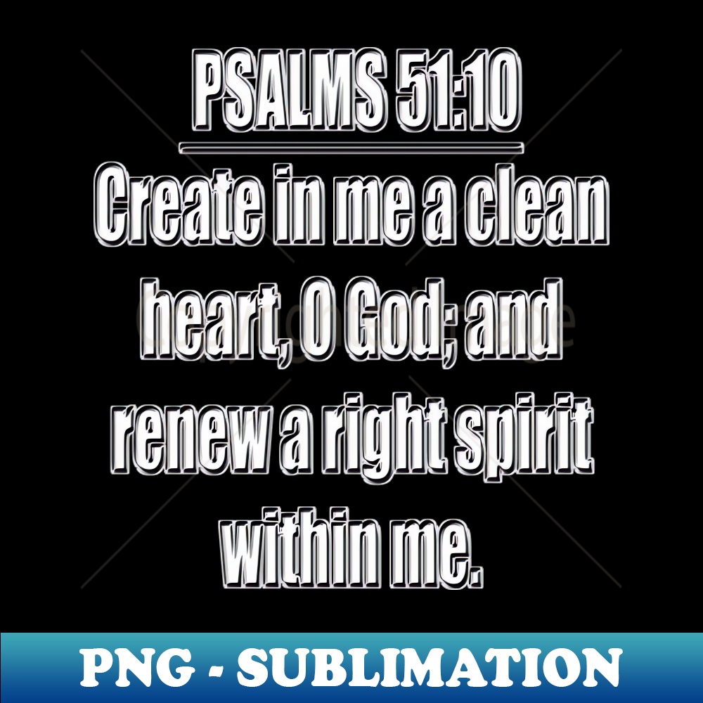Psalm 5110 KJV - Vintage Sublimation PNG Download - Perfect | Inspire ...