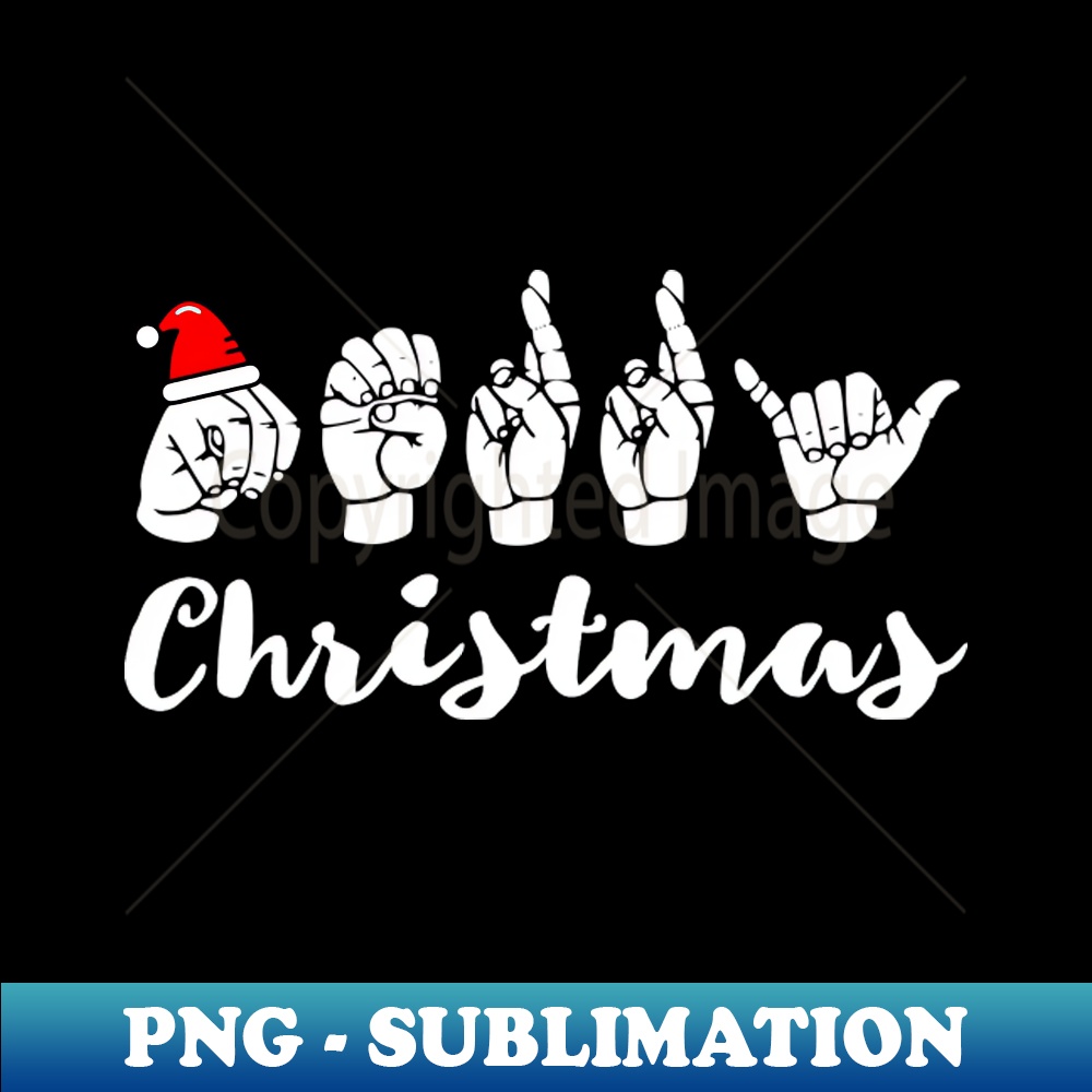 ASL Merry Christmas Santa Hat Vibes Fingerspelling American | Inspire ...