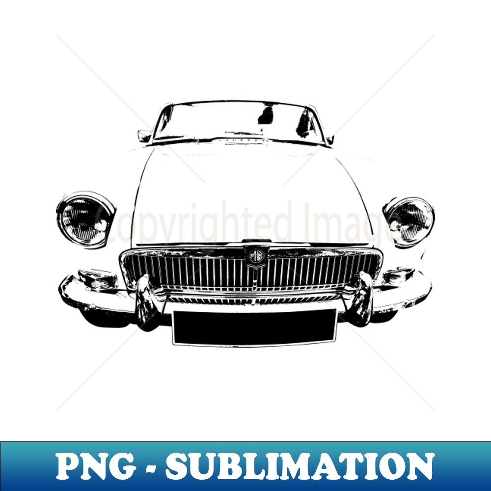 MGB 1970s classic car monoblock white - Trendy Sublimation D - Inspire ...