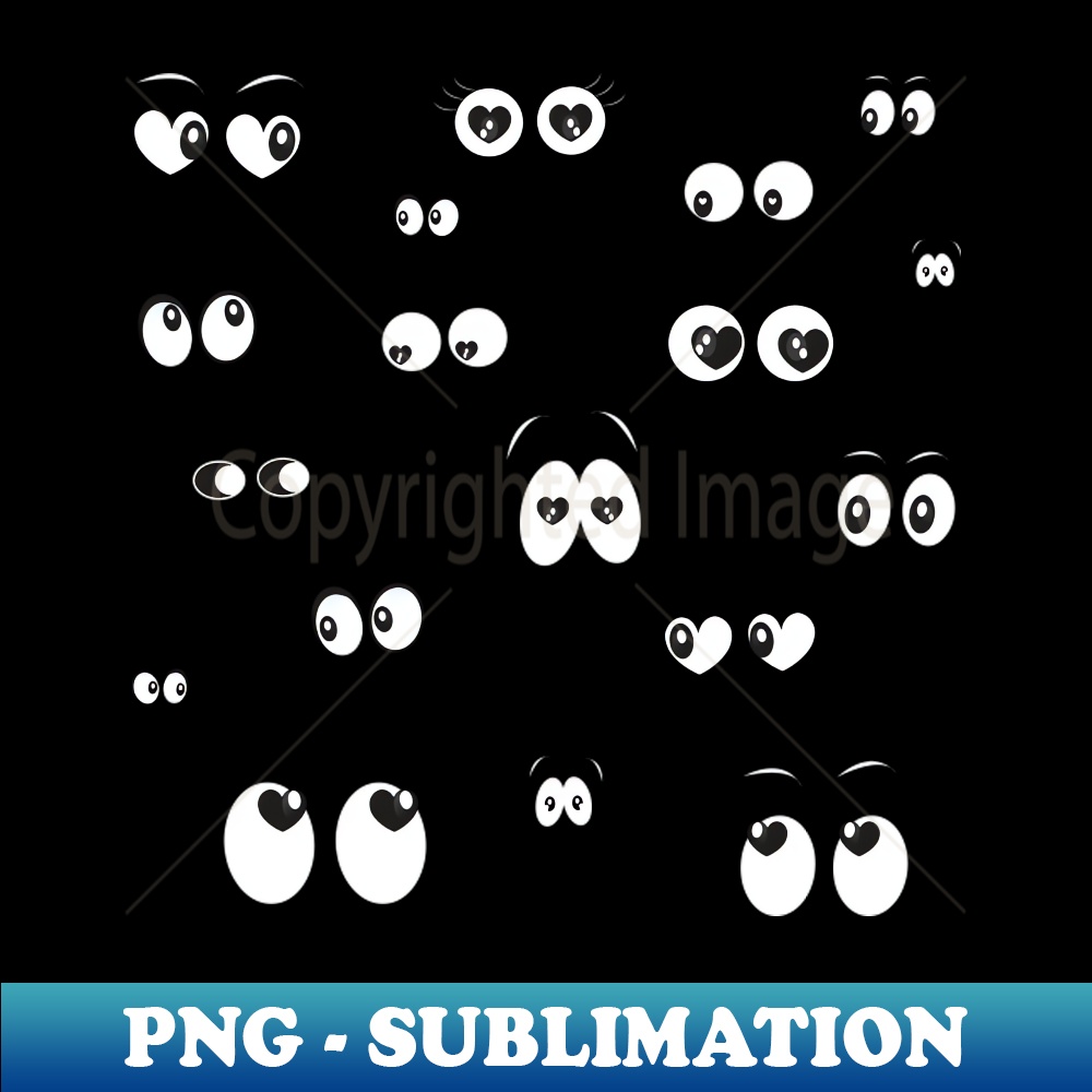 Glowing in the dark heart spooky eyes - Modern Sublimation P | Inspire ...