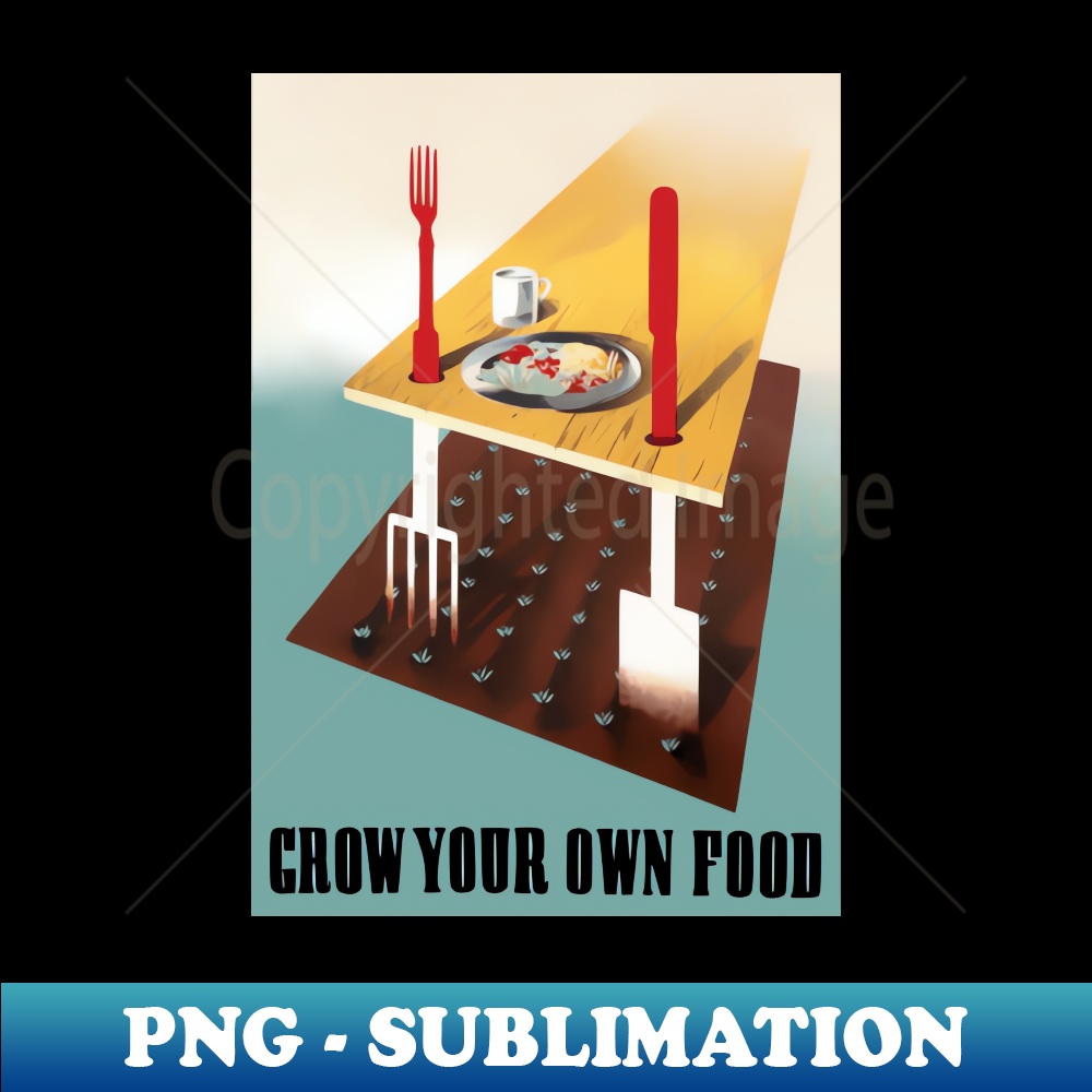 Farm To Table - Retro PNG Sublimation Digital Download - Per | Inspire Uplift