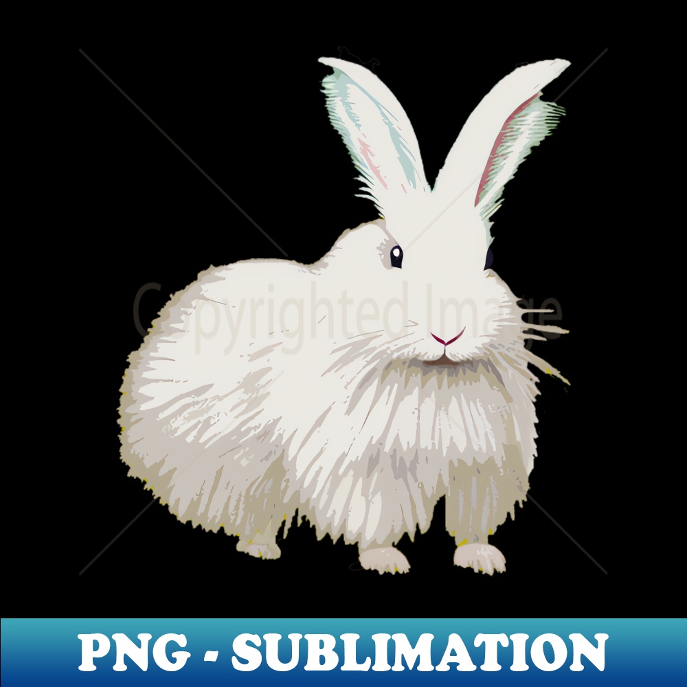 Fluffy Dwarf Angora Rabbit as a Vintage Pet Furry and Cute B | Inspire ...