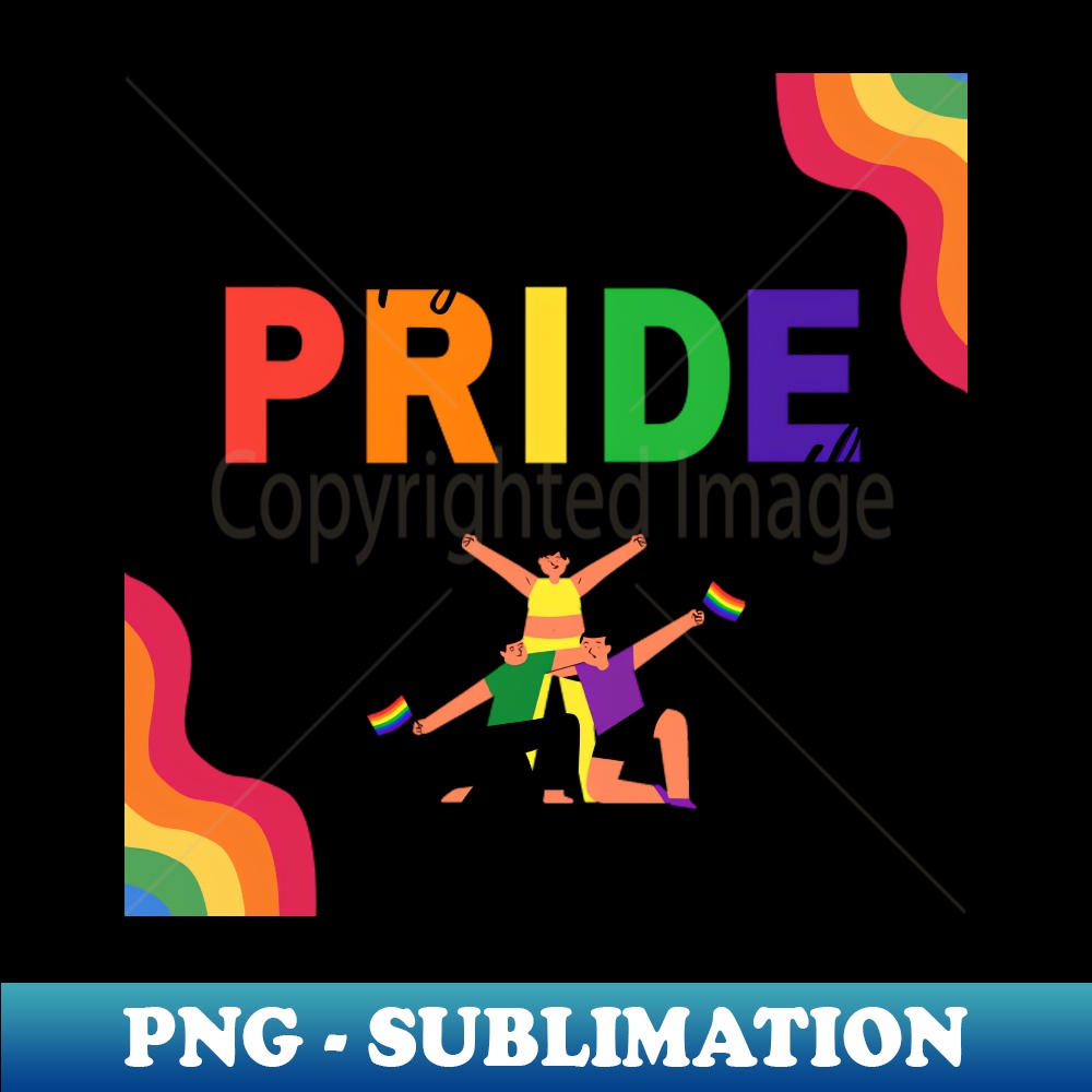 Happy Pride Month Pride Pride Month - Instant PNG Sublimat | Inspire Uplift