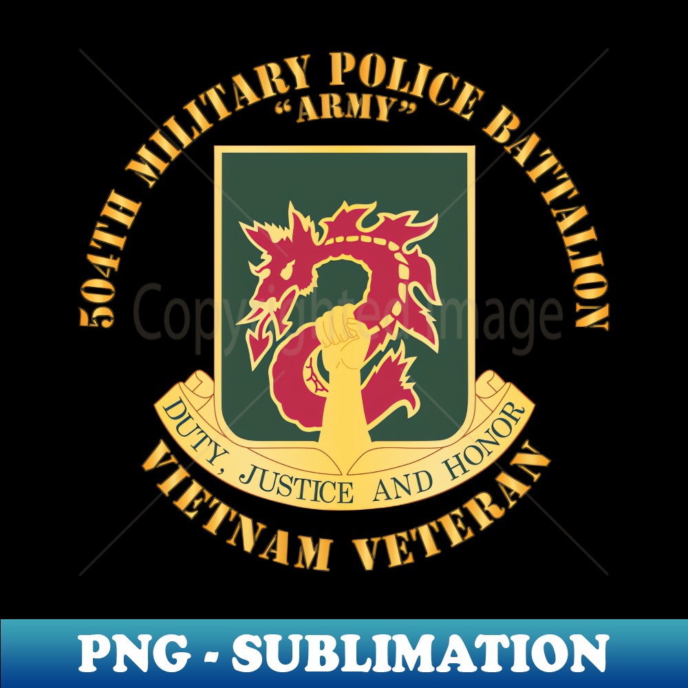 DUI - 504th Military Police Battalion wo SVC Ribbon X 300 - | Inspire ...