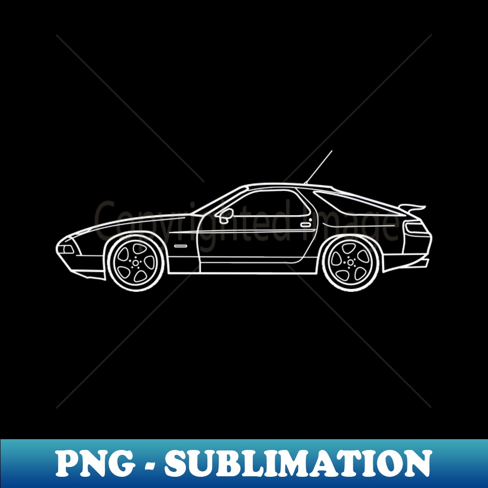 Porsche 928 GTS - PNG Transparent Digital Download File for | Inspire ...