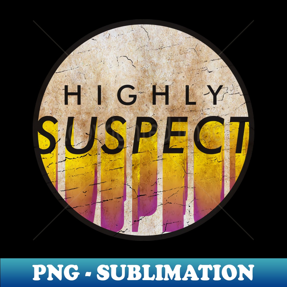 Highly Suspect - VINTAGE YELLOW CIRCLE - Retro PNG Sublimati | Inspire ...