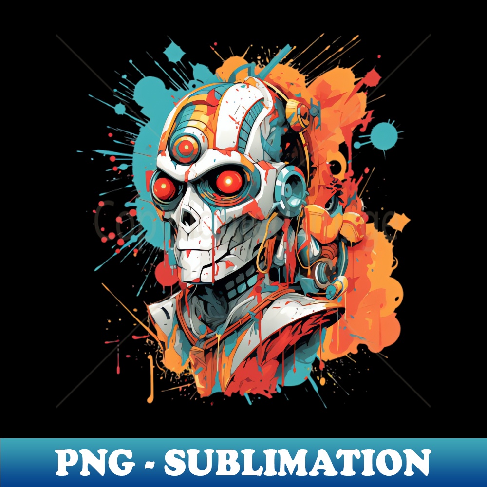 Rage Code Furious Cyborg Unleashed - PNG Transparent Sublima | Inspire ...