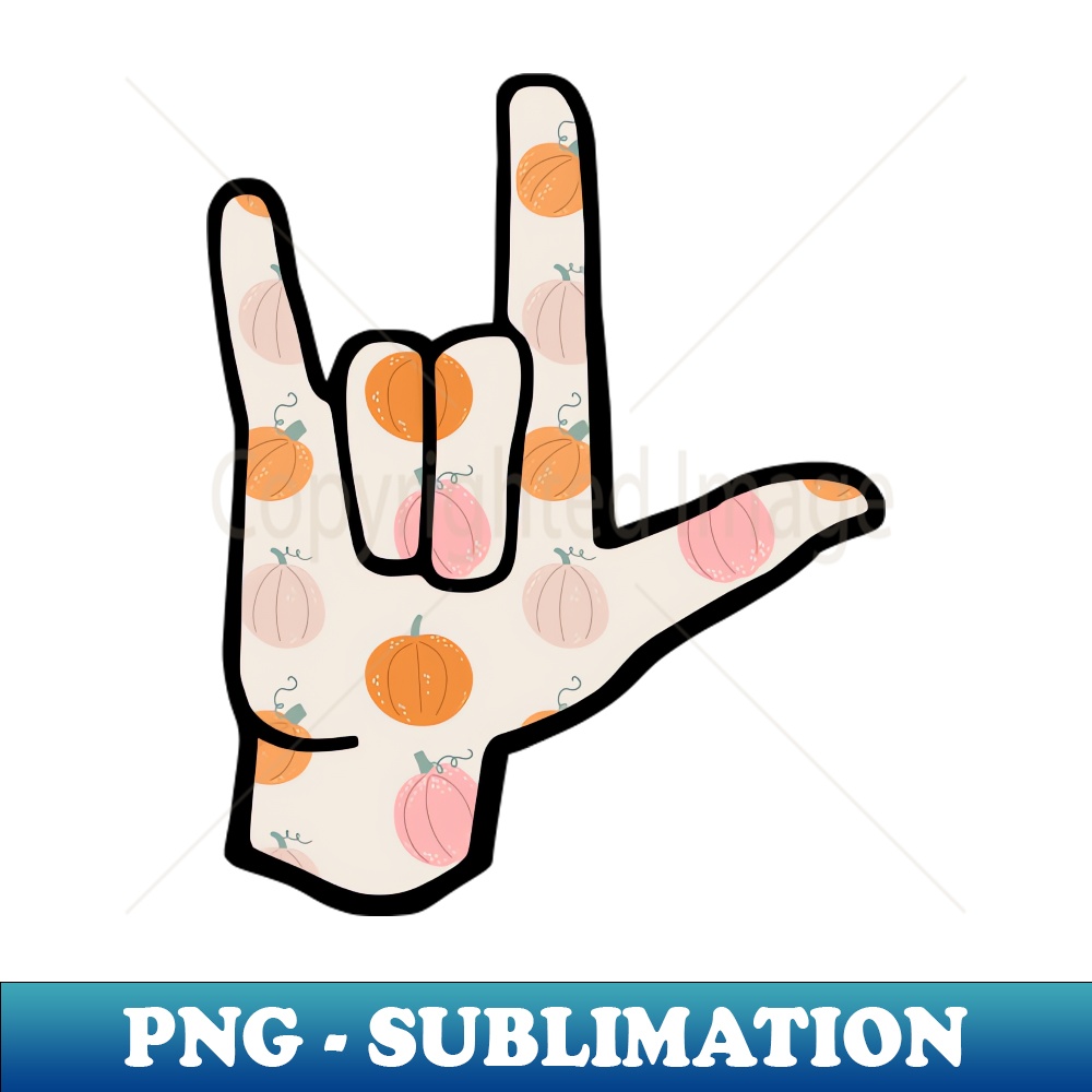 ASL ILY I Love You Sign Halloween Design American Sign Lan | Inspire Uplift