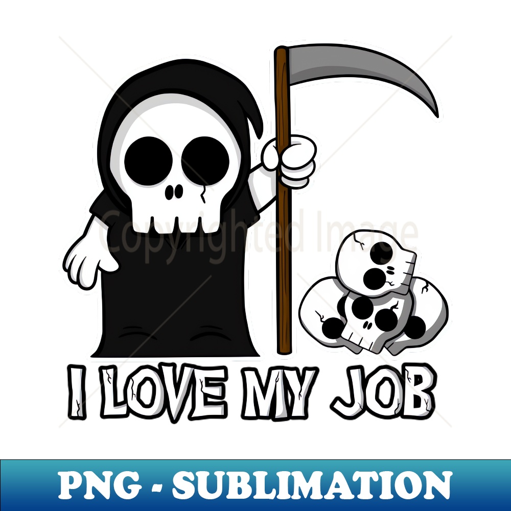 Death Grim Reaper I Love My Job Cute and Creepy Kawaii - Dig | Inspire ...