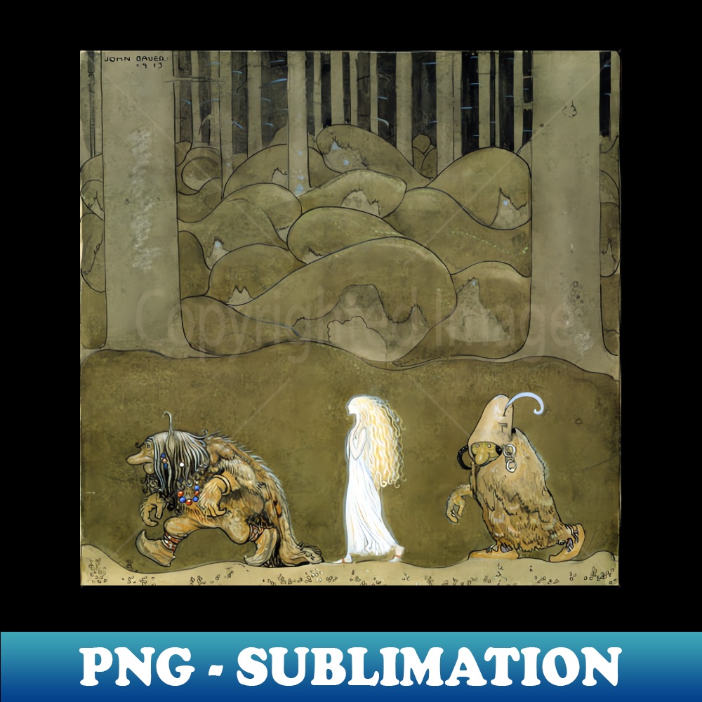 The Princess and the Trolls - John Bauer - High-Resolution P - Inspire ...
