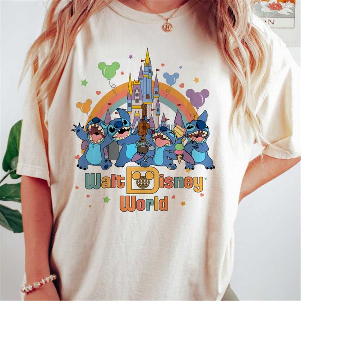 Vintage Disney Stitch Comfort Colors Shirt, Retro Disney Lil | Inspire ...