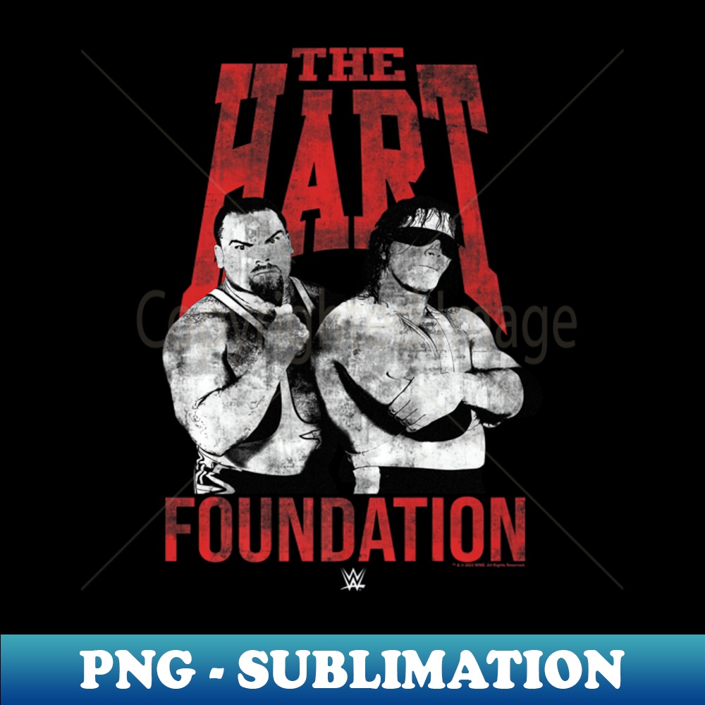 Bret Hart Anvil The Hart Foundation - Exclusive Sublimation | Inspire ...