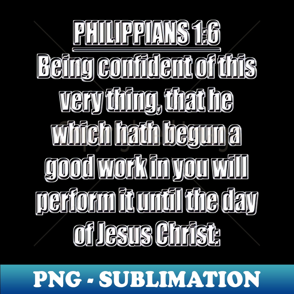 Philippians 16 King James Version KJV Bible Verse Typography - Inspire ...