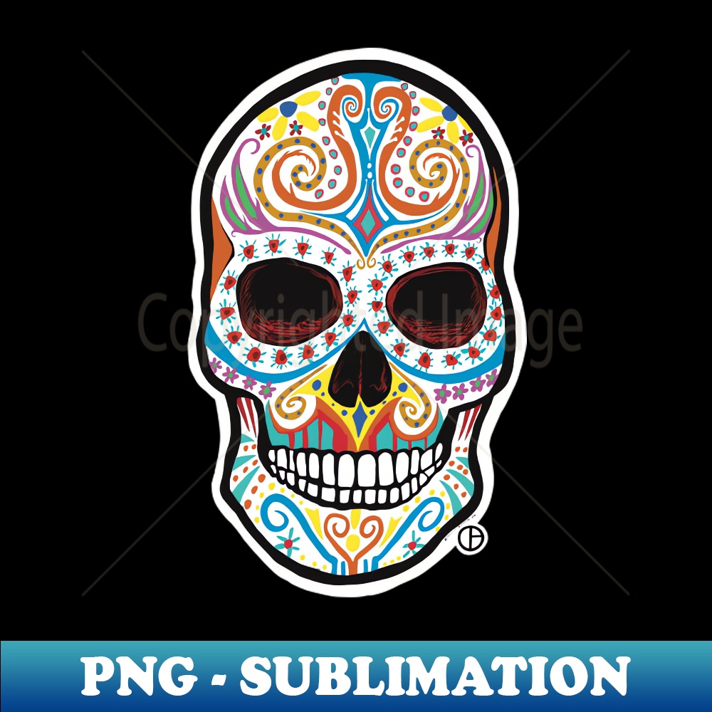 Dia De Los Muertos Calavera Sugar Skull - Decorative Sublima - Inspire ...