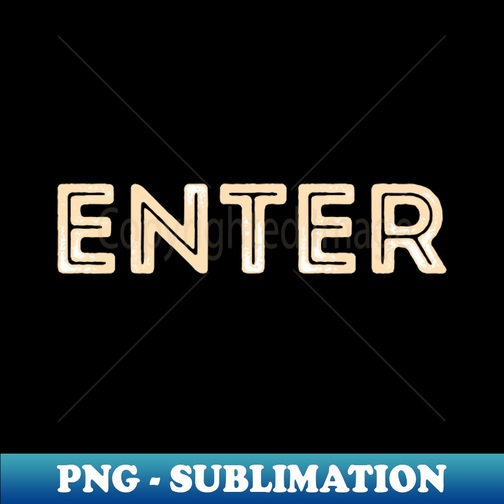 Rustic Capital Letters Word ENTER in Cream - High-Resolution - Inspire ...