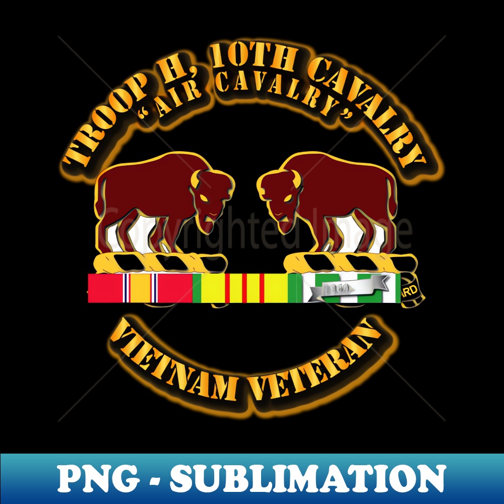 Troop H 10th Cavalry w Vietnam SVC - PNG Transparent Digita | Inspire ...