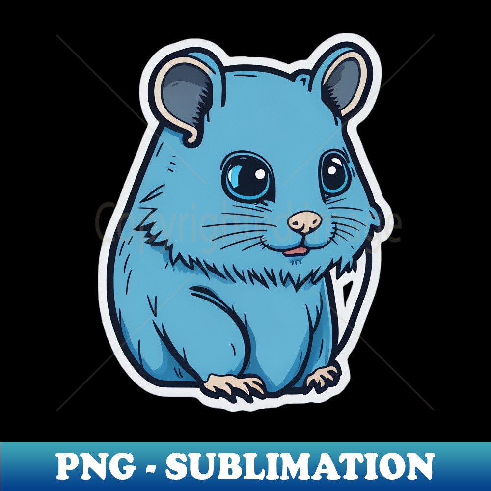 cute cartoon rat with blue eyes - Exclusive Sublimation Digi | Inspire ...
