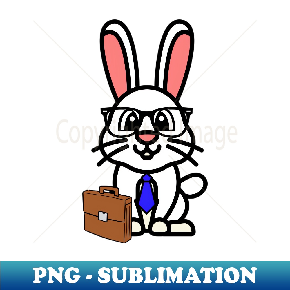 Cute Bunny is a colleague at work - PNG Transparent Digital | Inspire ...