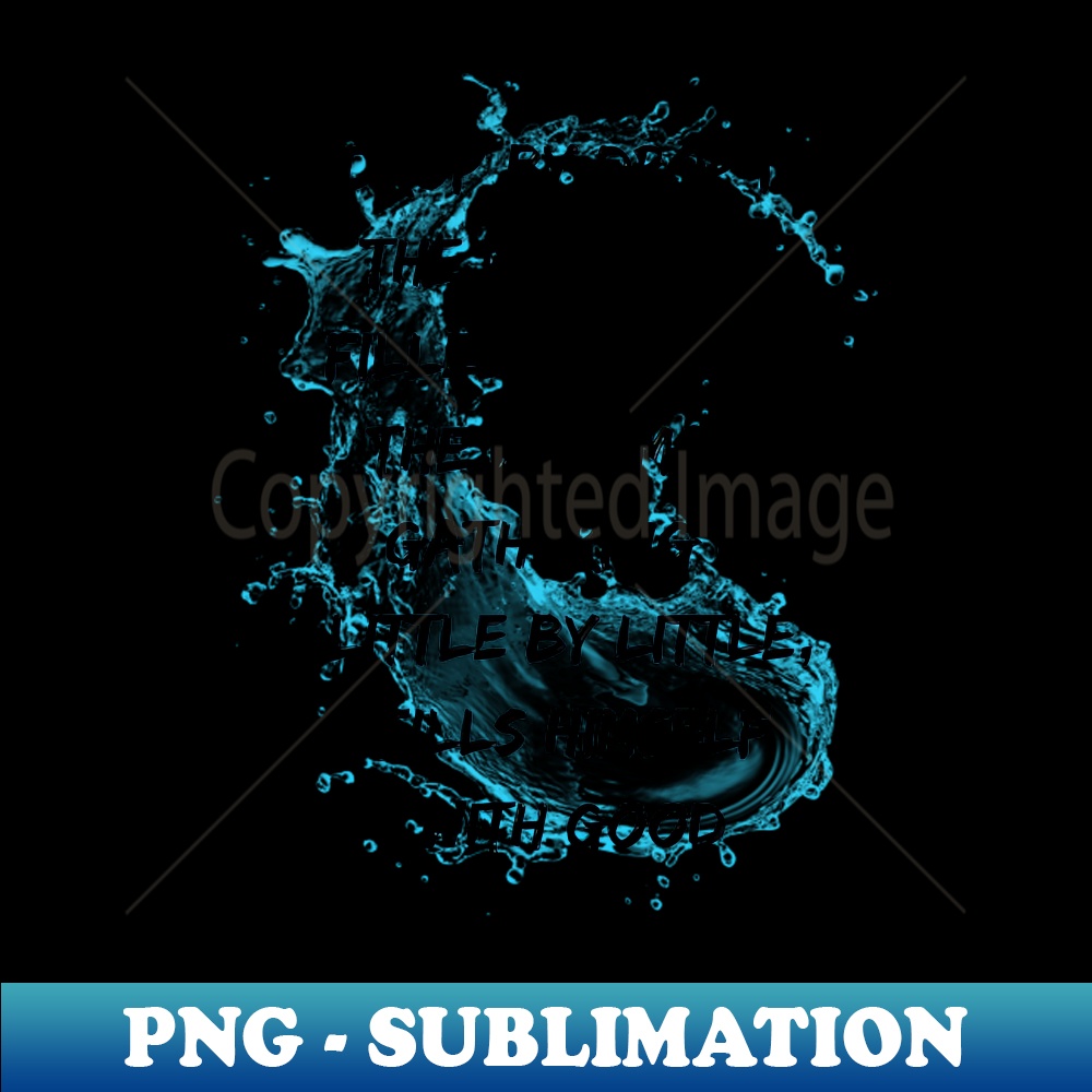 Buddha Quote Drop by drop is the water pot filled Likewise | Inspire Uplift