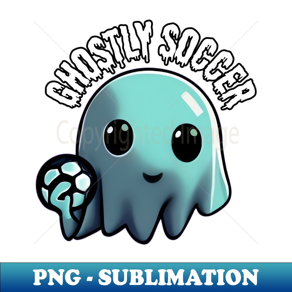 A cute ghost playing soccer The Ghosts Game of Soccer Hallow | Inspire ...