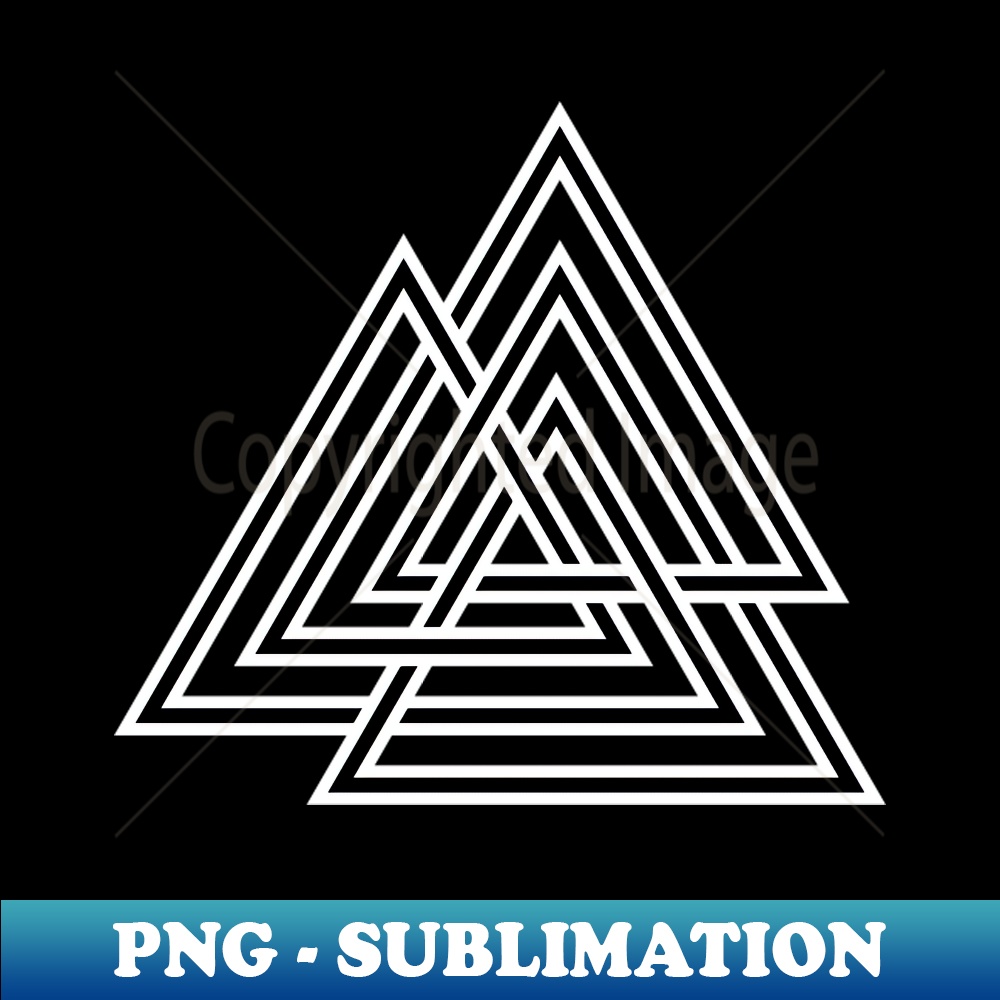 Valknut Knot Old Symbol Of Interlaced Triangles 2 - Aestheti | Inspire ...