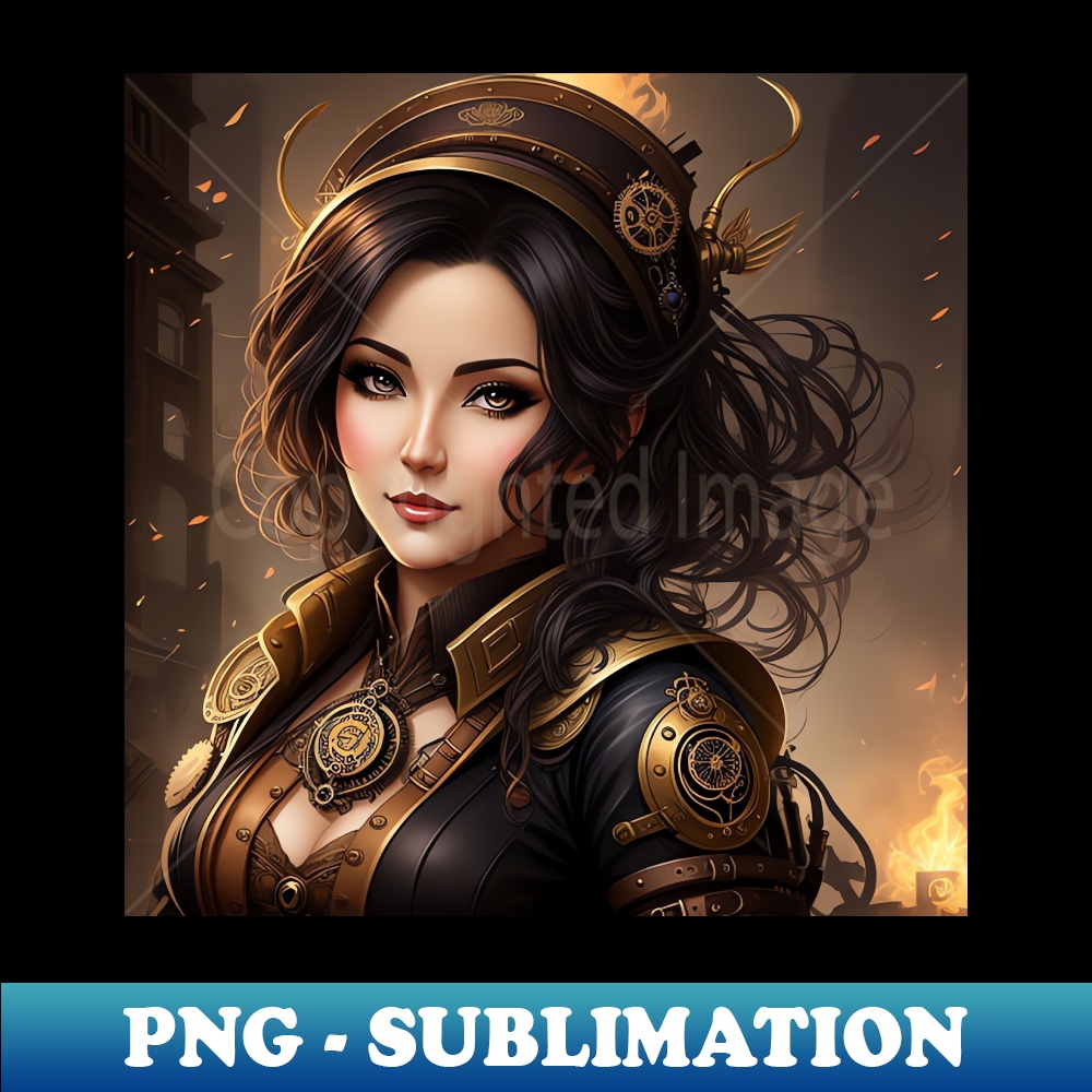 Gears and Glamour - Exclusive PNG Sublimation Download - Per | Inspire Uplift