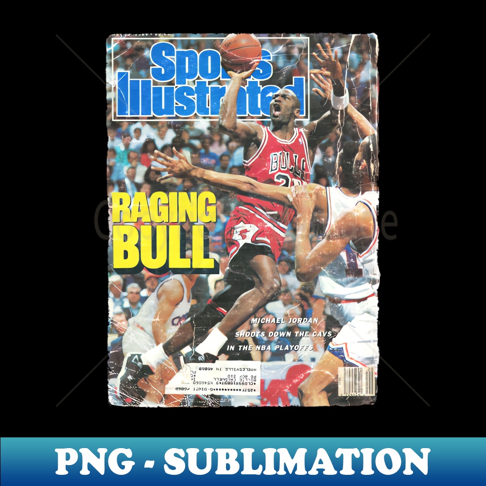 COVER SLAM JORDAN DUNK - RAGING BULL - High-Resolution PNG S | Inspire ...