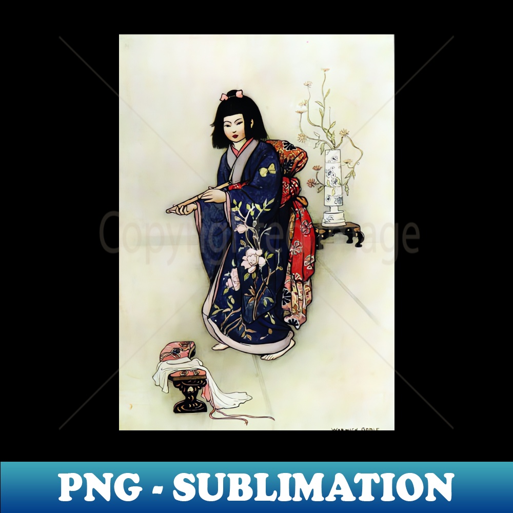 The Magic Flute - Warwick Goble - Sublimation-Ready PNG File | Inspire ...