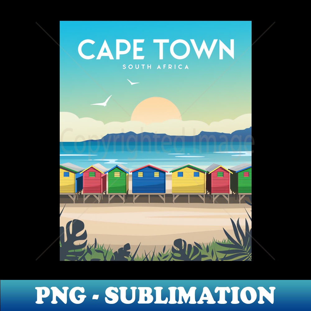 Cape Town Muizenberg Beach Huts at Sunset South Africa - Sig - Inspire ...