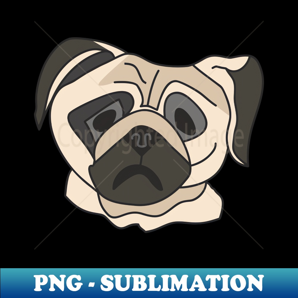 PUG Muzzle - Elegant Sublimation PNG Download - Boost Your S | Inspire ...