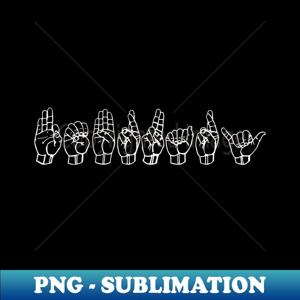 FEBRUARY ASL Sign Language Design - Signature Sublimation PN | Inspire ...