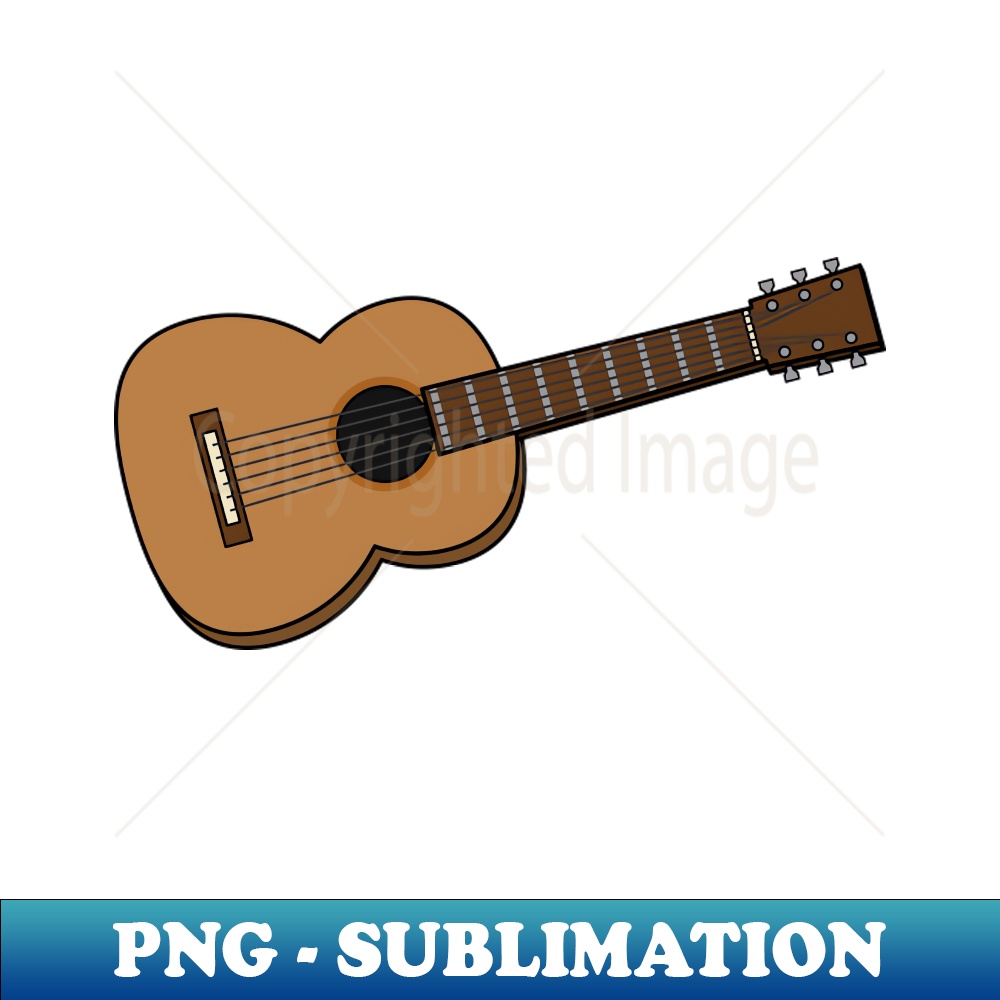 Guitar Cartoon - PNG Transparent Digital Download File for S - Inspire ...
