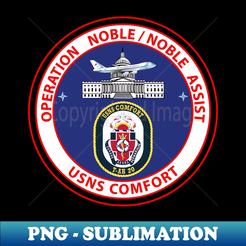 Operation Noble Eagle - USNS Comfort - Vintage Sublimation P | Inspire ...