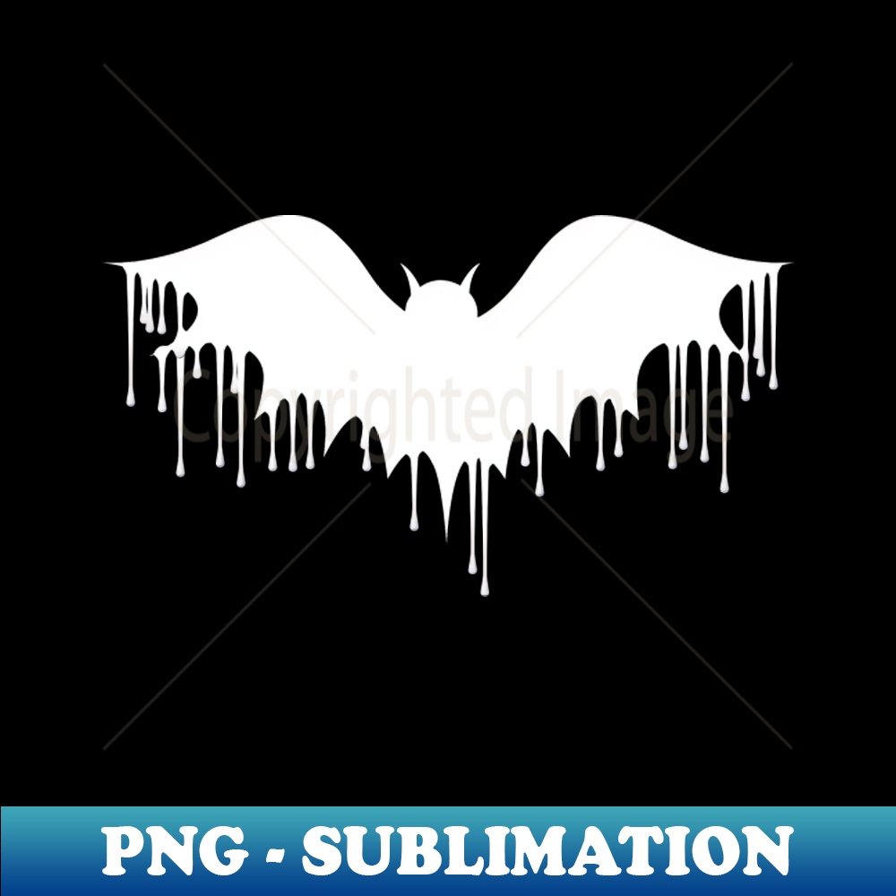 Dripping Bat - Retro PNG Sublimation Digital Download - Unle | Inspire ...