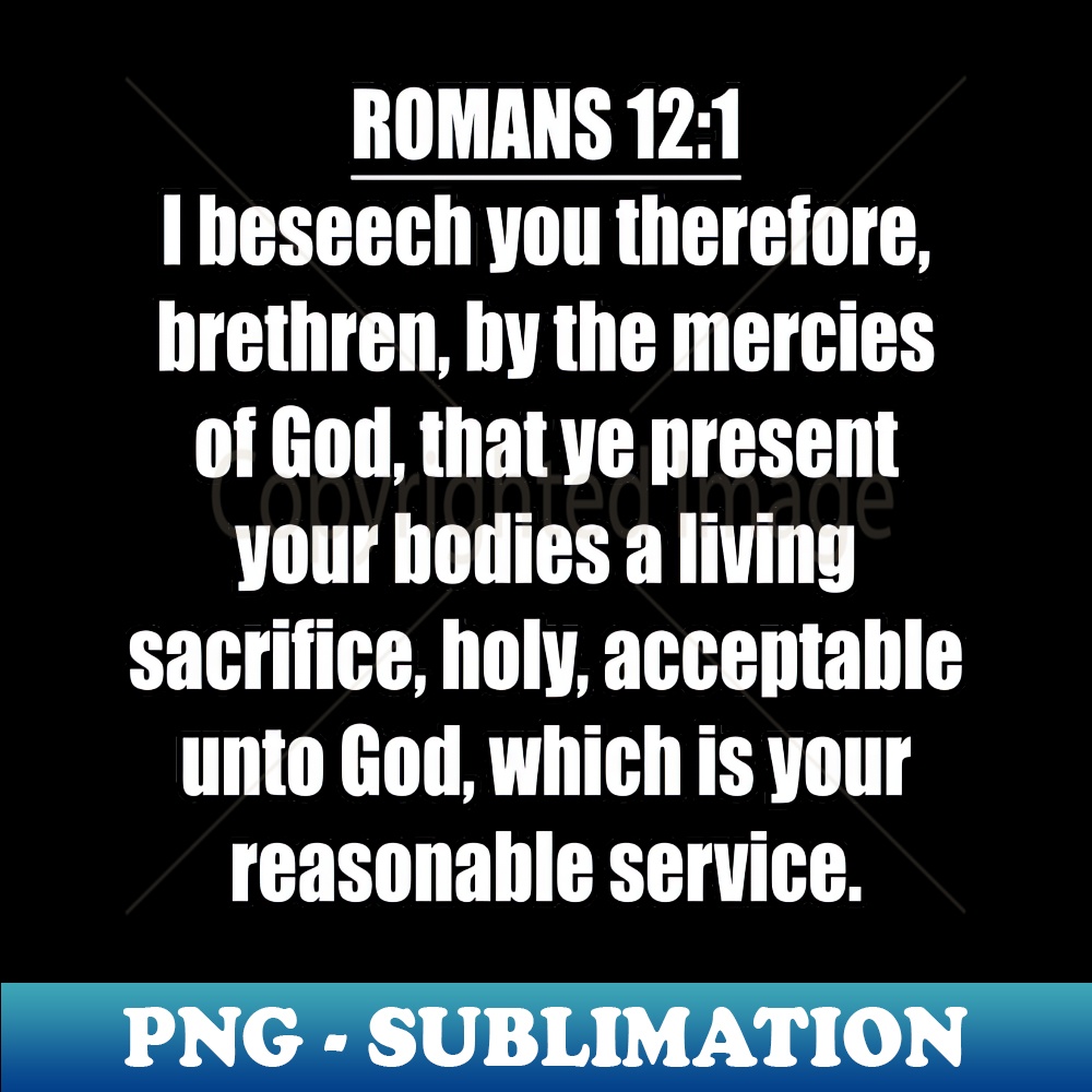 Romans 121 King James Version KJV Bible Verse Typography - D | Inspire ...