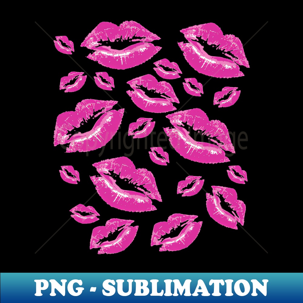 Cover Me In Kisses Playful Pink Lipstick Flirtatious Fun - S | Inspire Uplift