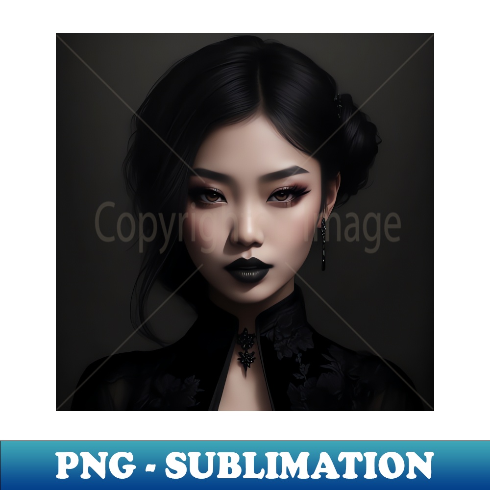 Asian Gothic Grace - Instant Sublimation Digital Download - | Inspire ...