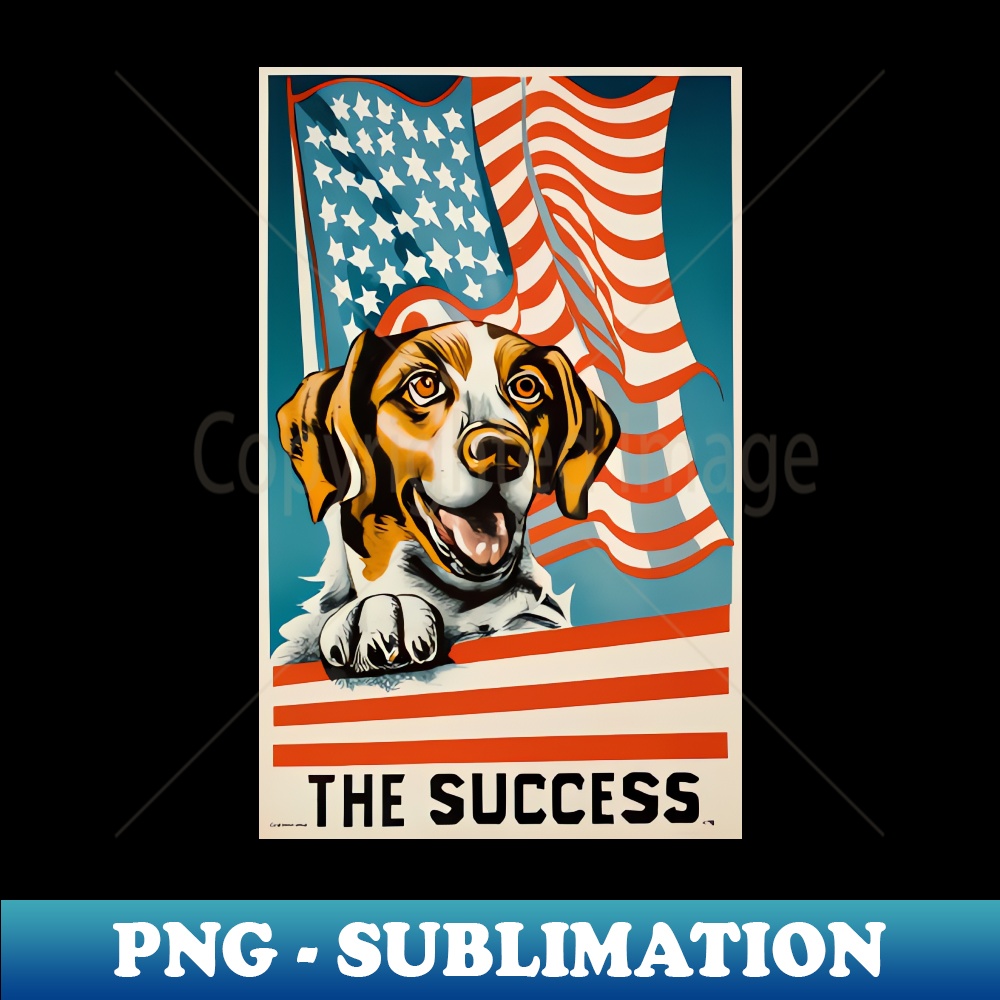 Success Mindset Dog Poster USA - Professional Sublimation Di - Inspire ...
