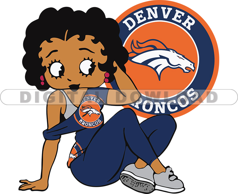 Denver Broncos Betty Boop Svg, NFL Svg, Girl Sport Svg, Foot | Inspire ...