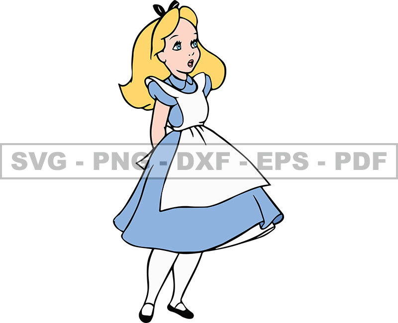 Alice in Wonderland Svg, Alice Svg, Cartoon Customs Svg, Inc - Inspire ...
