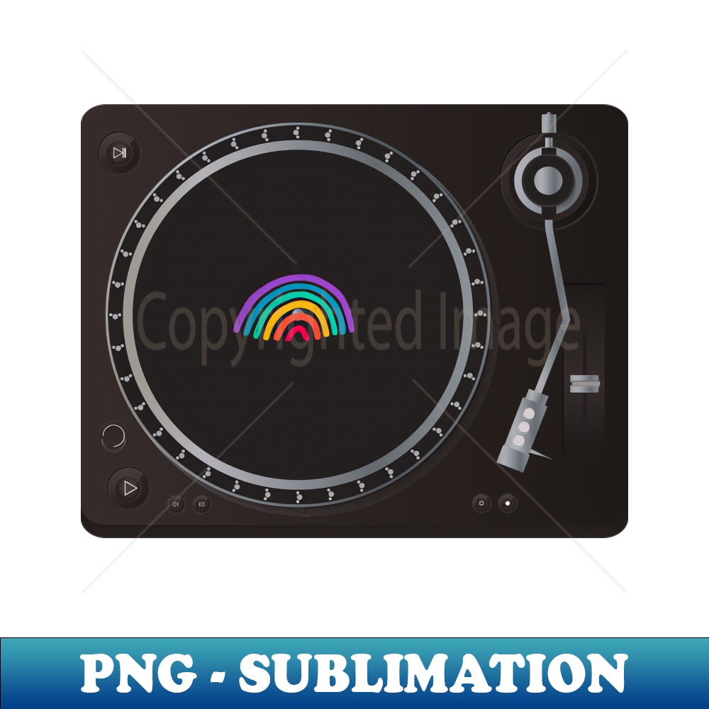 Rainbow Turntable - High-Quality PNG Sublimation Download - | Inspire ...