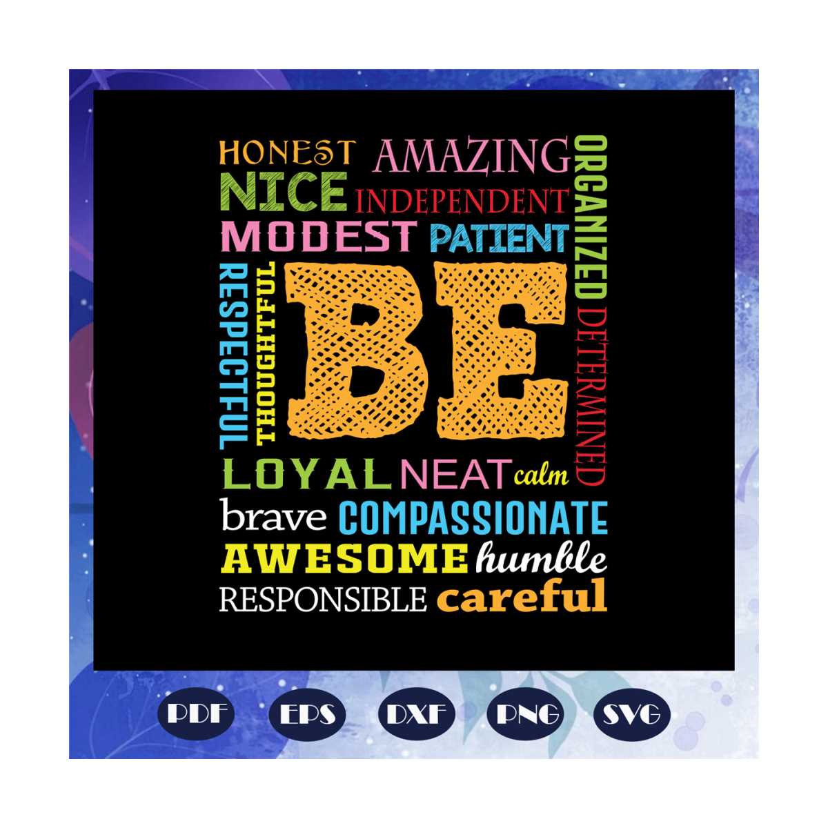 Teacher svg, Positive Thinking svg, honest svg, patient svg, | Inspire Uplift