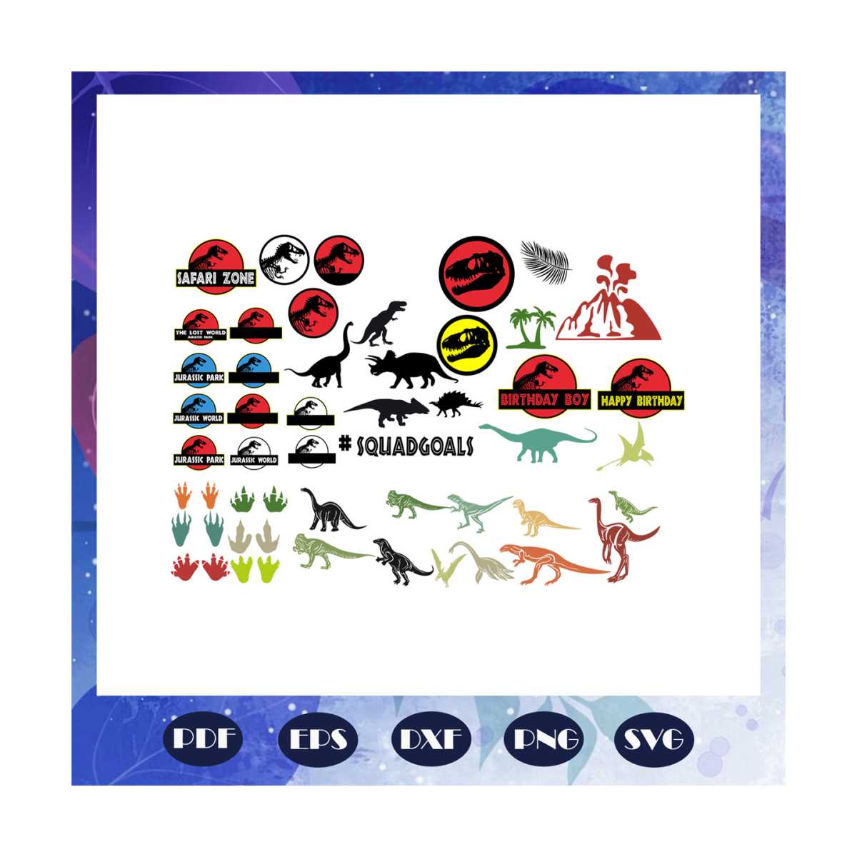 Jurassic park bundle svg, jurassic park svg, jurassic park p | Inspire ...