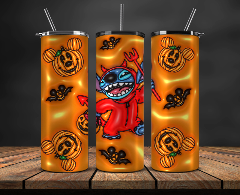 3D Cartoon Tumbler, Cartoon Princess, Stitch Starbucks 20oz | Inspire ...