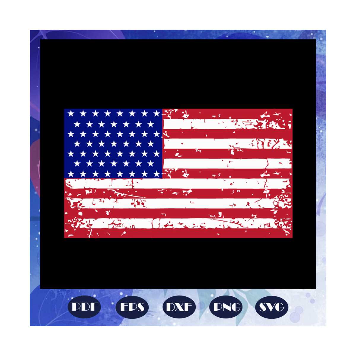 America flag svg, independence day svg, happy 4th of july sv | Inspire ...