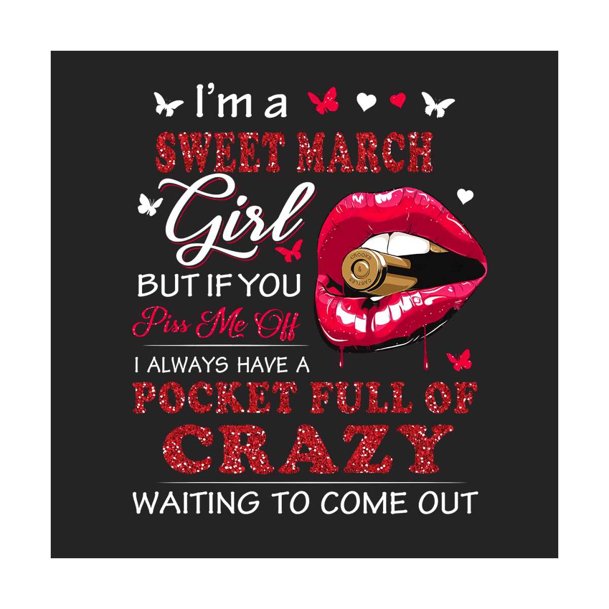 Im A Sweet March Girl Png, Birthday Png, March Birthday Png, - Inspire ...