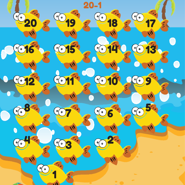 COUNTING BACKWARDS FROM 20 MATH CENTER GAME ACTIVITY CARDS O | Inspire ...