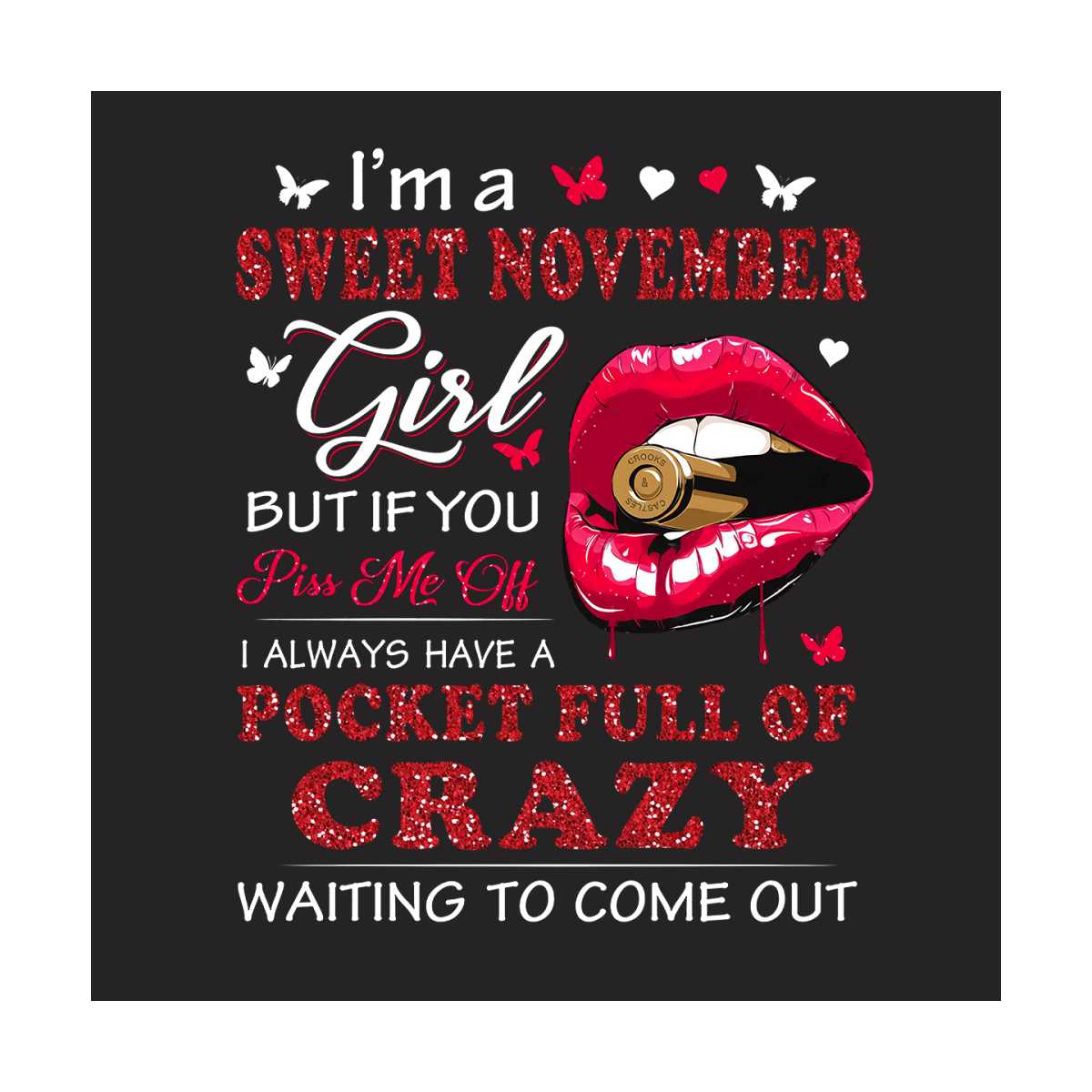 Im A Sweet November Girl Png, Birthday Png, November Birthda | Inspire ...